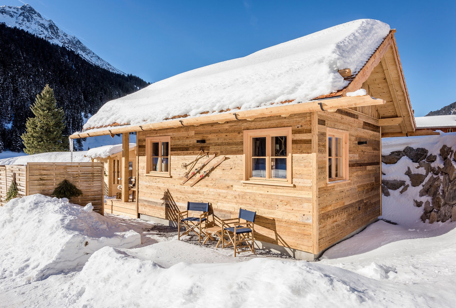 Chalé moderno com design rústico - Casas Fabricadas